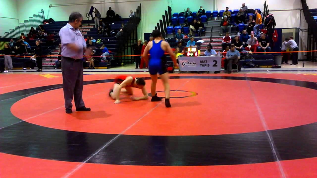 2014 Ontario Juvenile Championships: 66 kg Lauchlin MacDonald vs. Jake ...