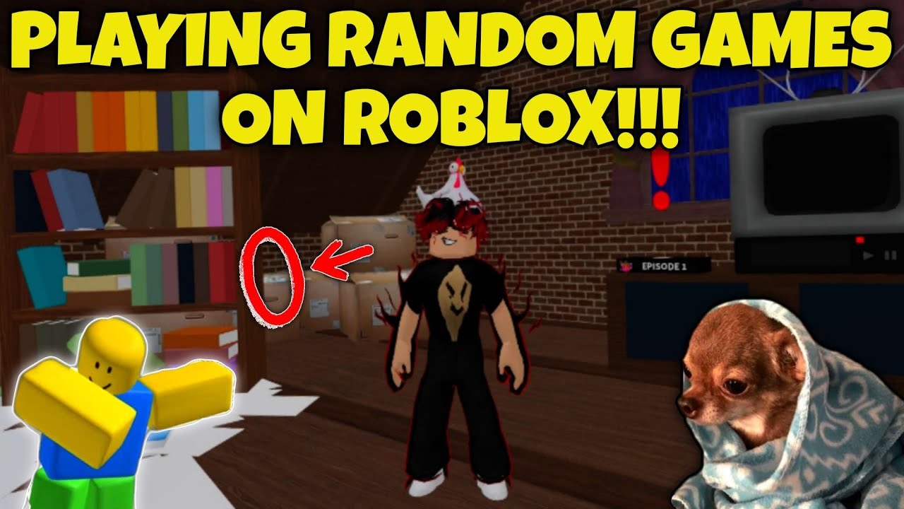 RANDOM GAMES ON ROBLOX... OMG I AM HAVING SO MUCH FUN PLAYING ROBLOX ...