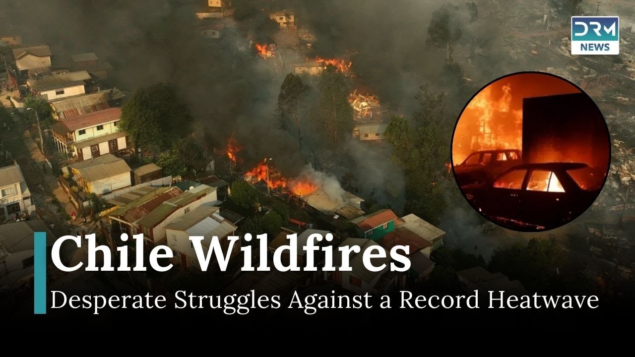Chile’s Firefighters Battle Intense Wildfires Amid Heatwave Crisis ...