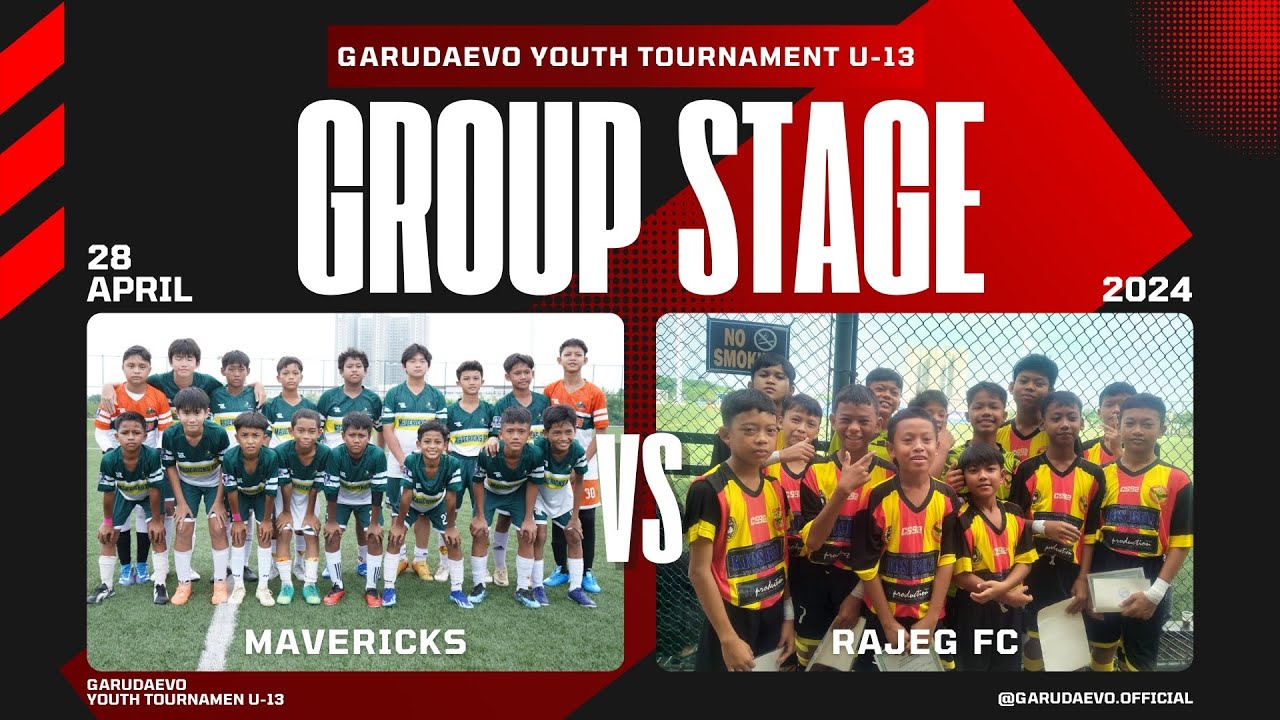 GROUP STAGE | MAVERICKS VS RAJEG FC | GARUDAEVO YOUTH TOURNAMENT U-13 ...