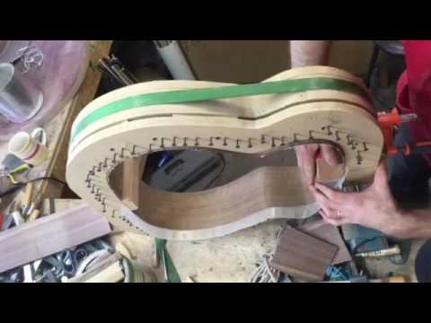 How to laminate acoustic guitar sides - YouTube