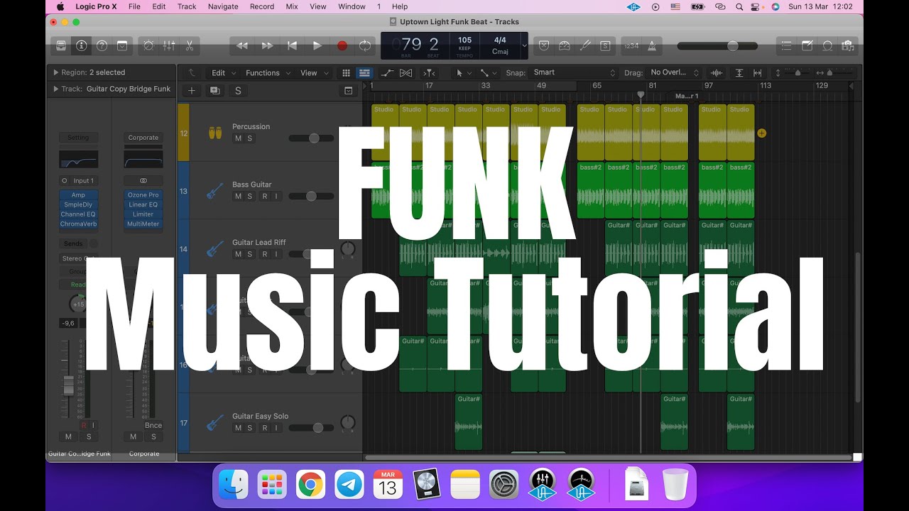 How To Make Funk Music For Audiojungle Envato Market . (LOGIC PRO X ...