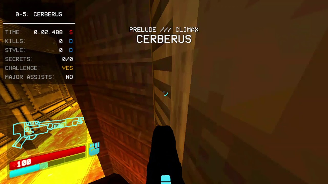 UltraKill (0_5) cerberus speedrun 46 sec - YouTube