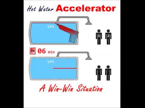 Hot water accelerator - YouTube
