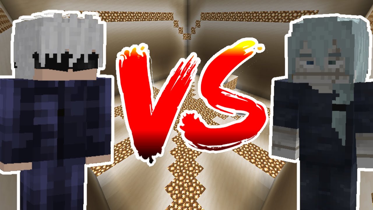 Gojo Satoru vs Mahito in Minecraft Jujutsu Kaisen Mod - YouTube
