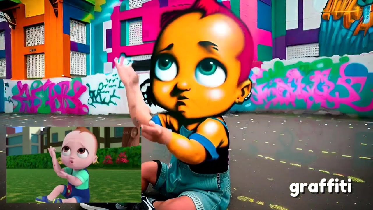 The BOO BOO Song in GRAFITTI Plus MORE HILARIOUS EFFECTS - ChuChu TV ...