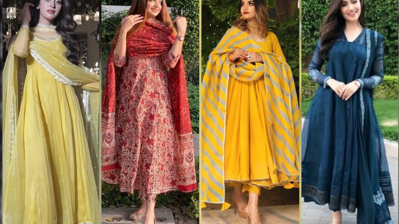 Trendy Long frocks designs|| Beautiful Maxy frock designs - YouTube