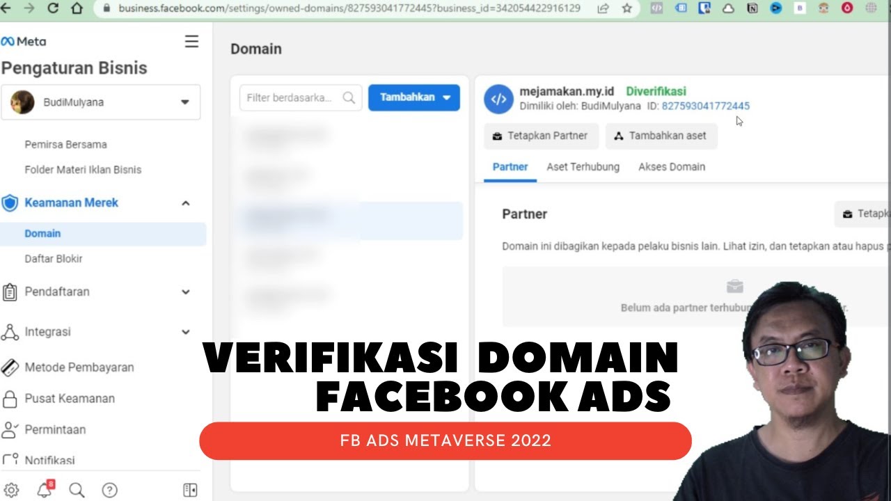 How to Verify Your Domain in Facebook Business Manager. (Cara ...