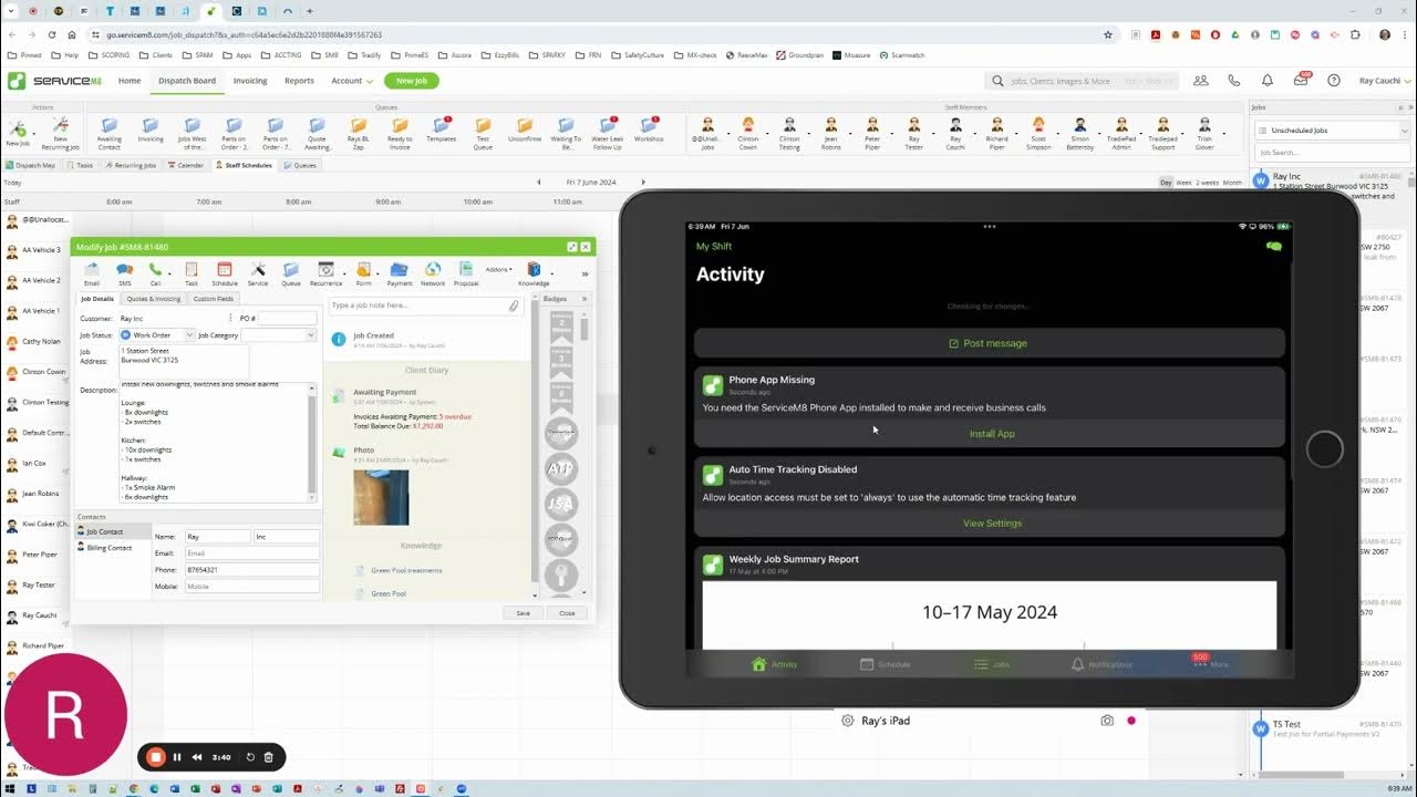 ServiceM8 App Update - How to create Multiple Checklists - YouTube