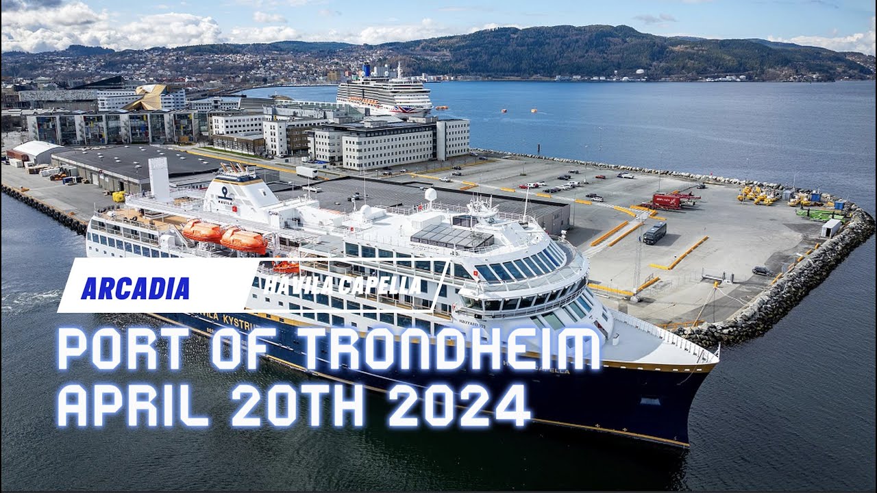 Cruise ship Arcadia and coastal steamer Havila Capella | CaptainsVoyage ...