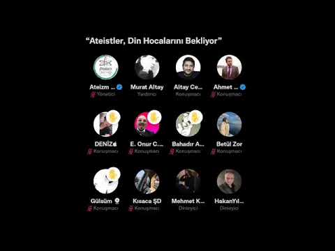 Altay cem Meriç,ateizm derneğini yıkıp geçiyor.....