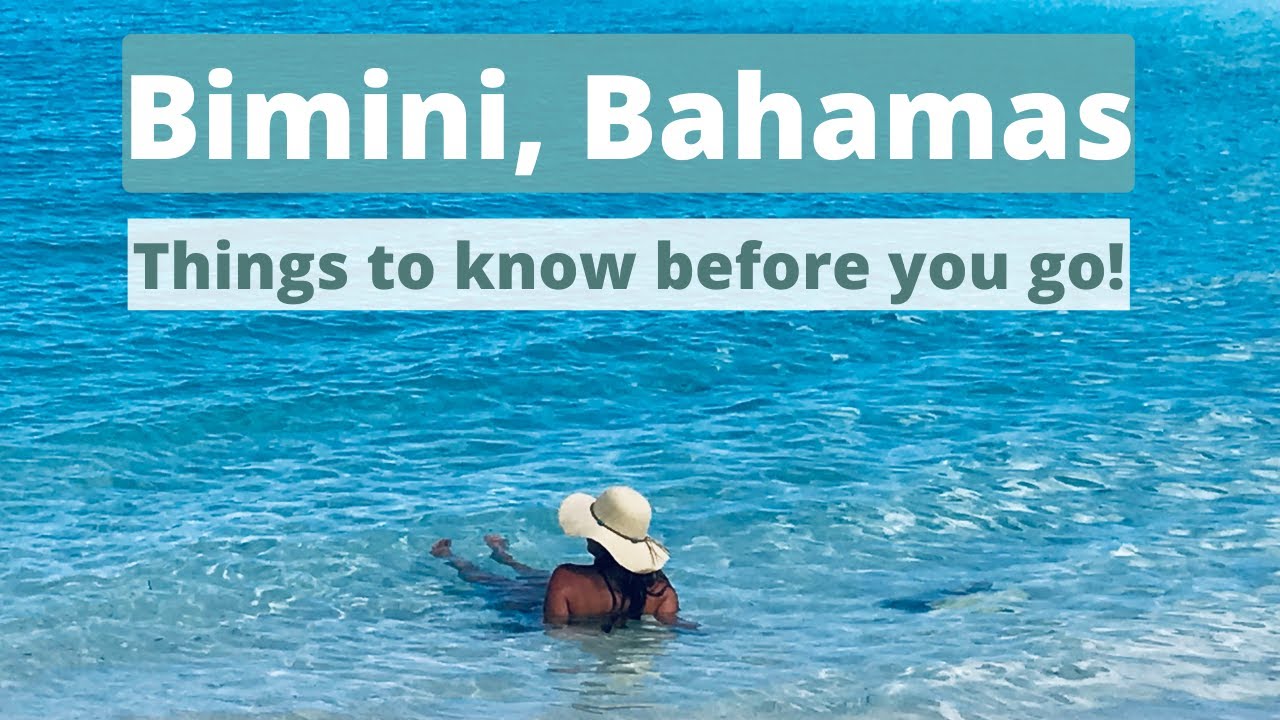 I wish we knew these tips before we went to BIMINI, BAHAMAS! - YouTube