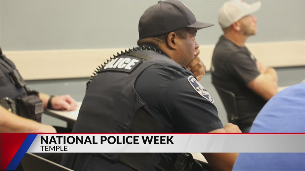 Temple PD officer shares his reason to serve for National Police Week ...