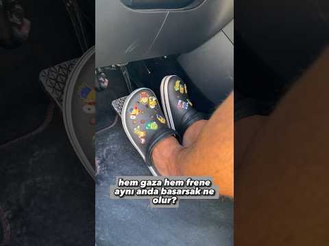 Gaza ve Frene Aynı Anda Basarsak Ne Olur? #shorts