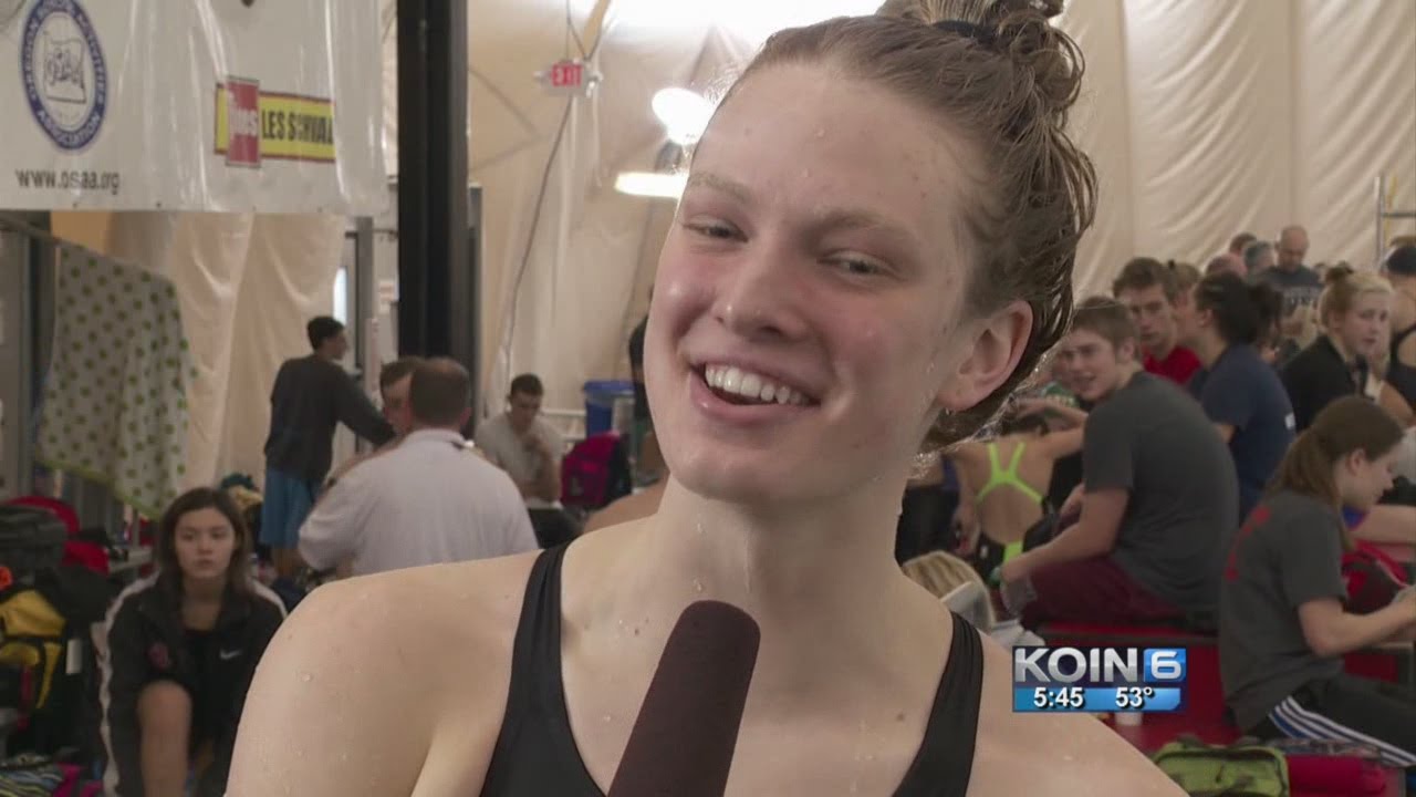 Centennial’s Jamie Stone 2-time state swim champ - YouTube