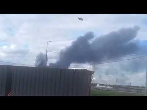 Ukrayna'nın Rusya'ya drone saldırısı esnasında kaydedilen görüntüleri