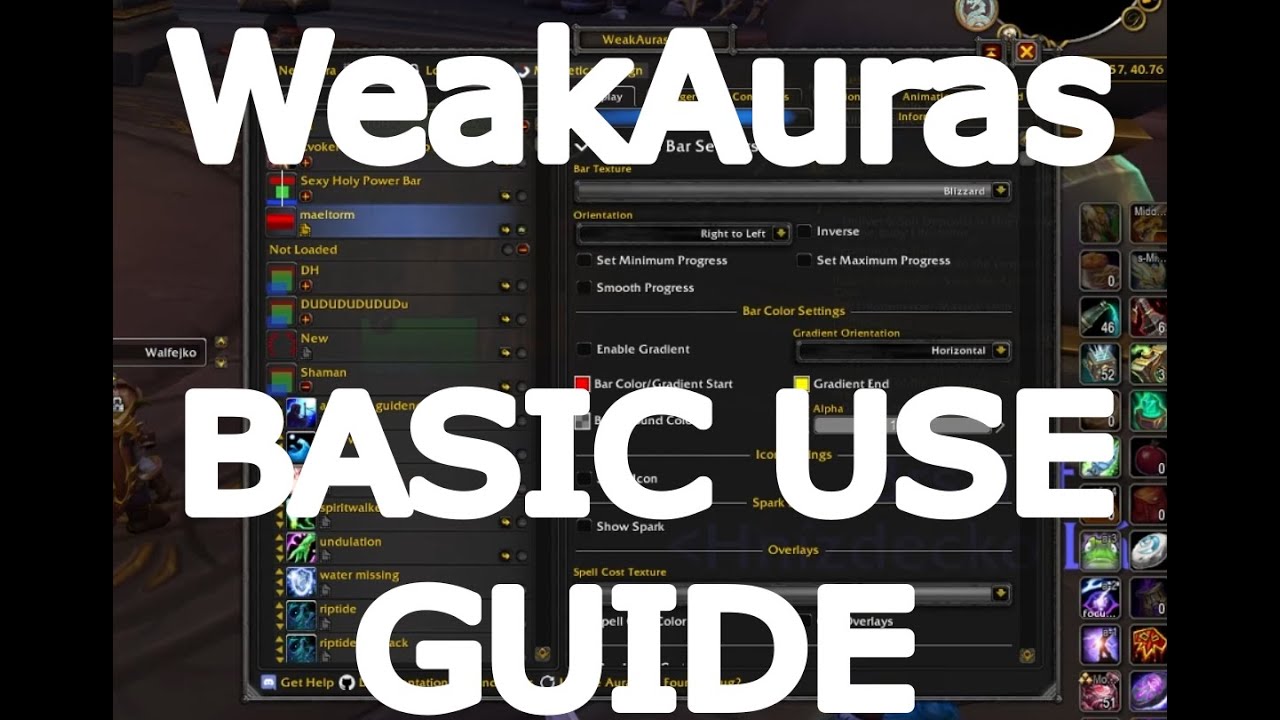 WeakAuras - Basic use guide (Dragonflight 10.0.7 WoW addon) - YouTube