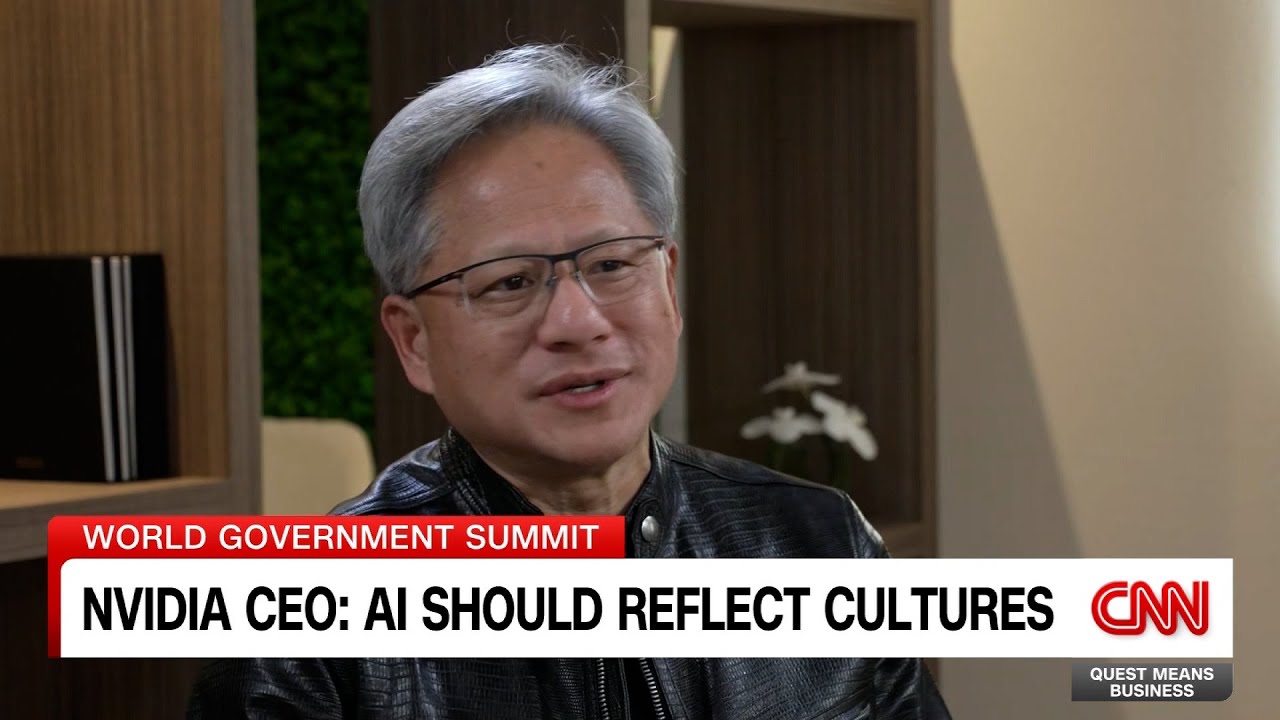NVIDIA CEO on Quest Means Business, CNN - YouTube