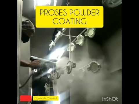 PROSES POWDER COATING - YouTube