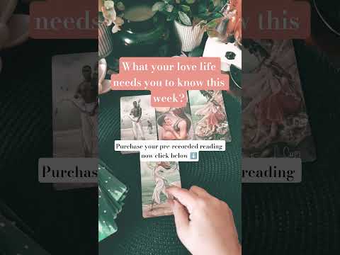 Your love life needs you to know this! #tarotreading #tarot #tarotreader