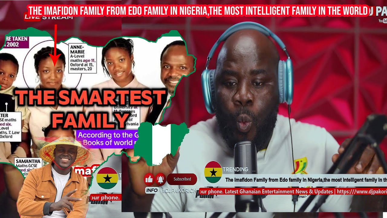 The Imafidon Family from Edo family in Nigeria, the most intelligent ...