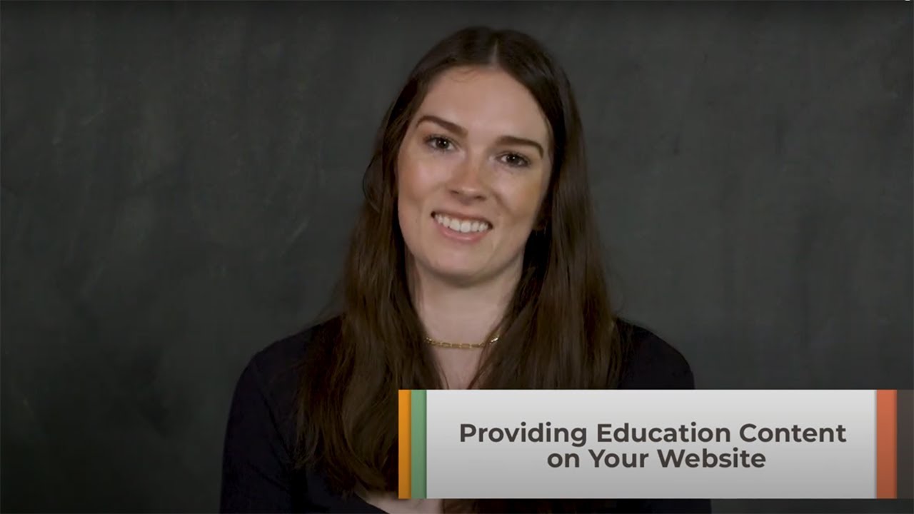 Types of Educational Content to Provide on Your Websites - YouTube
