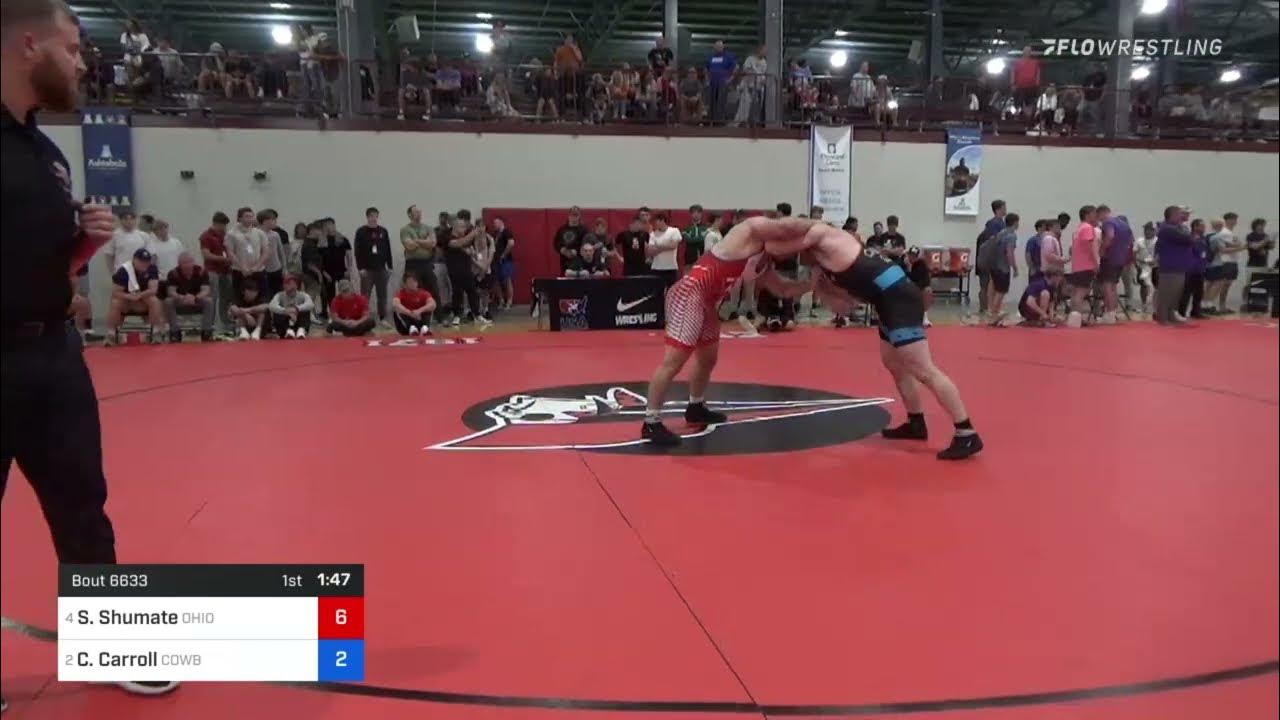 2024 U23 Men’s Freestyle Nationals: Seth Shumate vs Christian Carroll: 92 KG 3rd Place Bout ...