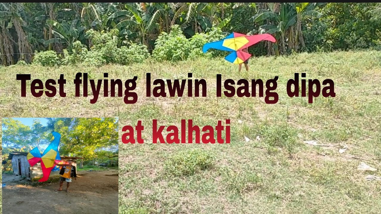 Test fly Isang dipa at kalhati lawin. - YouTube