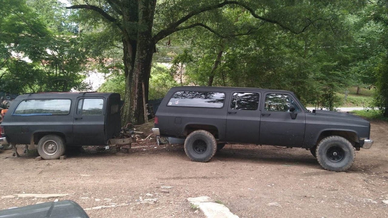 89 Suburban 2wd to 4wd Build Plus Camper - YouTube