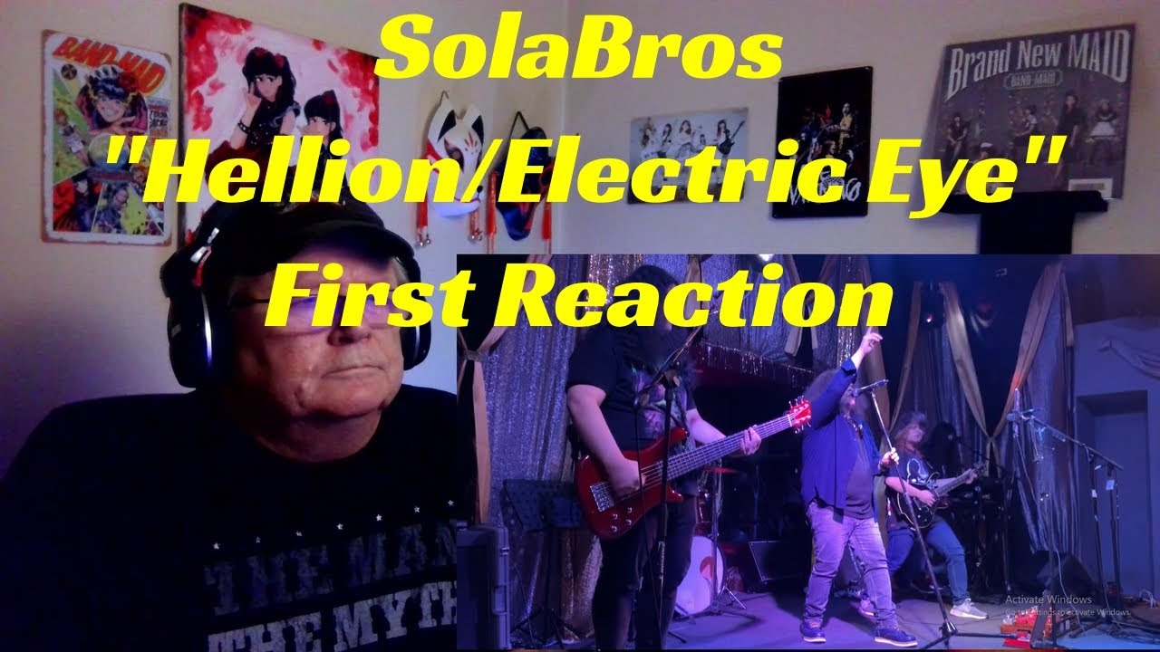 SolaBros - "Hellion/Electric Eye" - First Reaction - YouTube