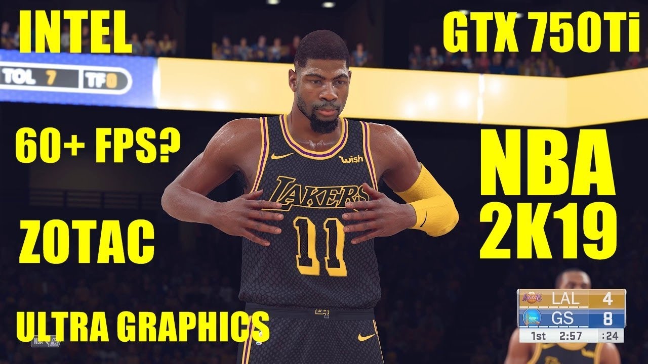 NBA 2K19 ULTRA GRAPHICS GAMEPLAY GTX750Ti i3 2100 - YouTube