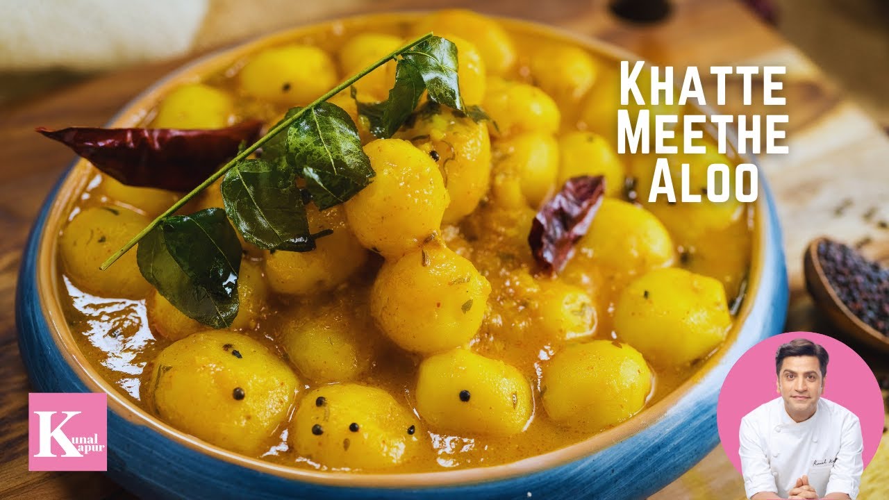 Khatte Meethe Aloo Recipe | Sweet and Sour Potato | खट्टे-मीठे आमरस के ...