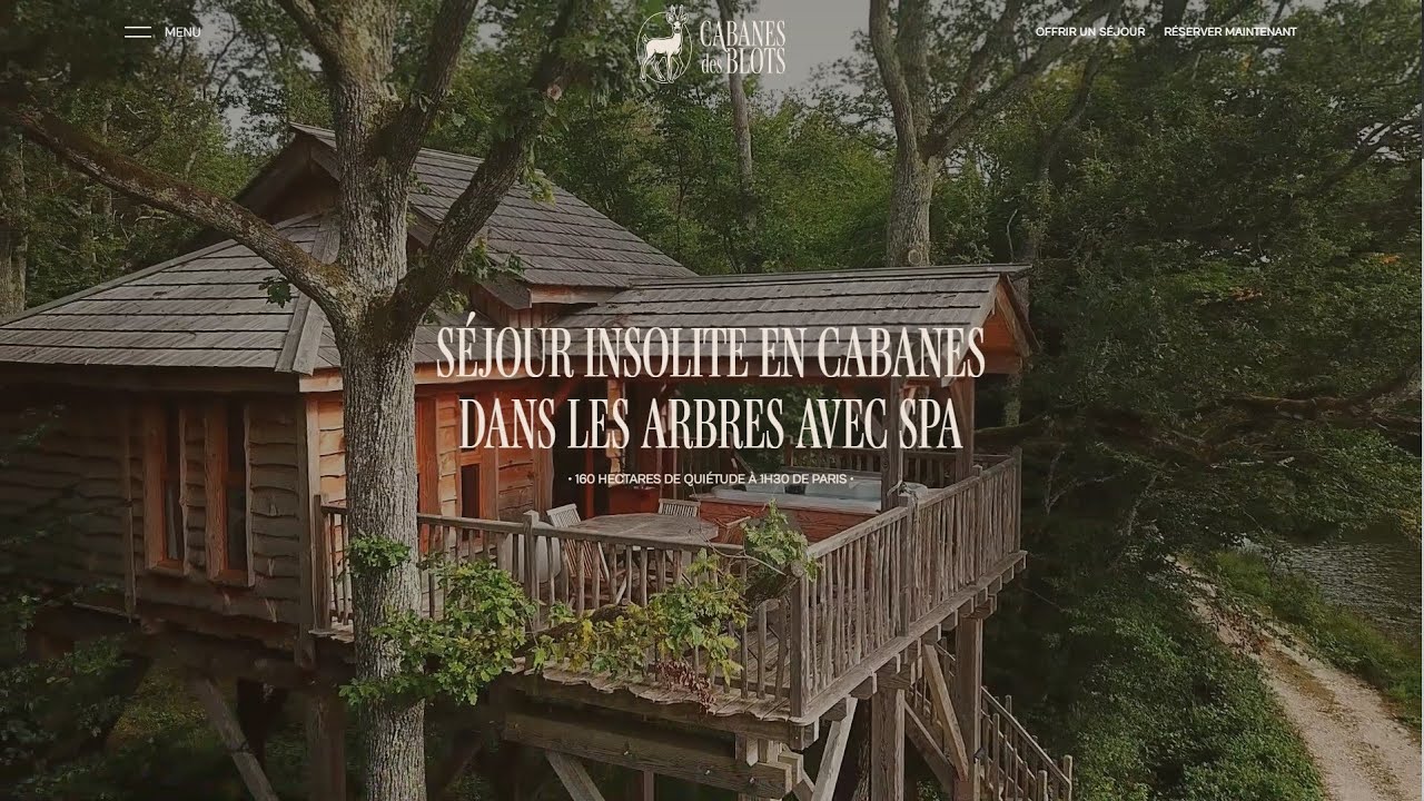 Les Cabanes des Blots par ALIOKI - YouTube