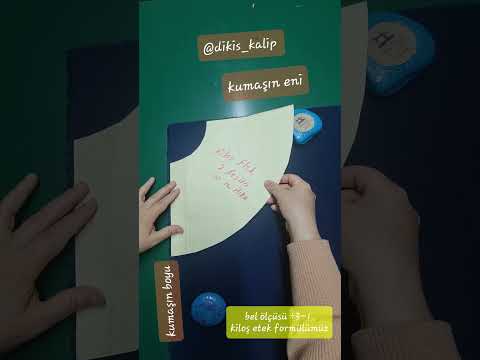 #kilos etek kesimi yaparken kalıbı kumaşa nasıl aktarıyorum.         #etekdikimi #etek