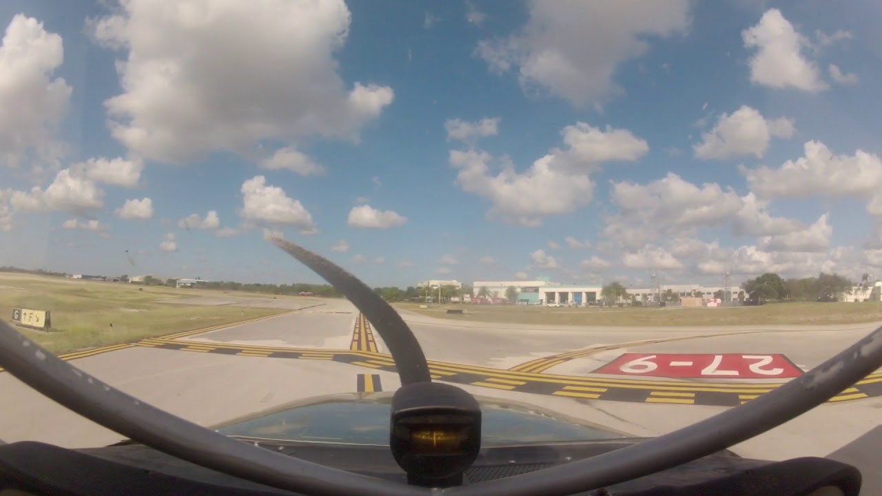 N875CD Landing at KFXE - YouTube