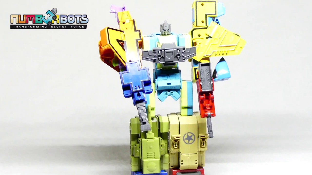NUMBERBOTS - Istruzioni per assemblare il Giga Robot Commando! - YouTube