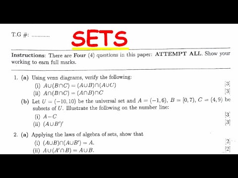 Solving Questions on Sets - YouTube