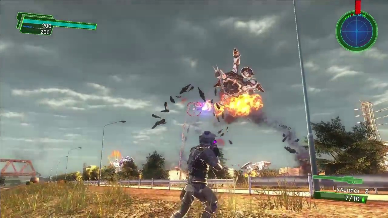 EDF Earth Defense Force 4.1 Mission 69 Towering Beast Ranger 200 [No ...