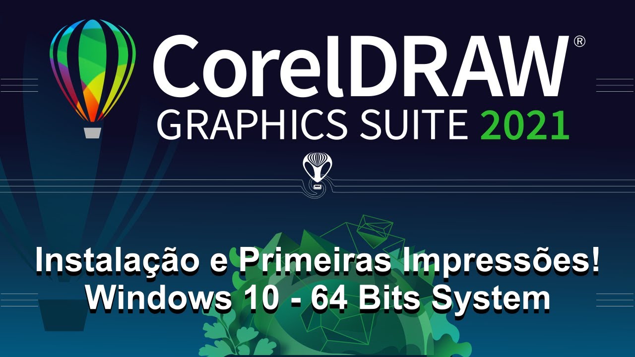 NOVO CorelDRAW 2021 Instalação e Primeiras Impressões - YouTube