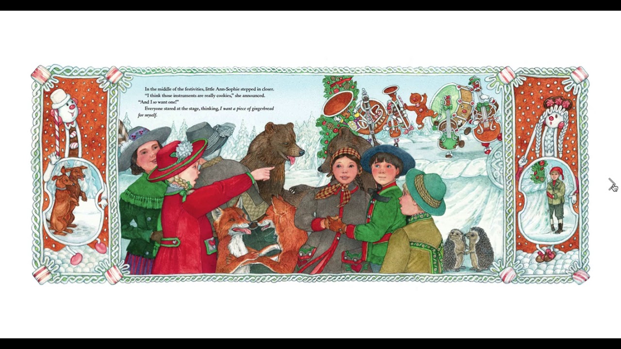 Gingerbread Christmas by Jan Brett ( read by Mrs. Frey) - YouTube