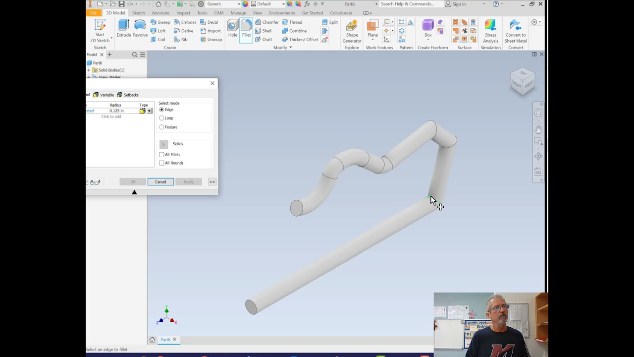 Cool Stuff Sweep and Coil Features in Autodesk Inventor - YouTube