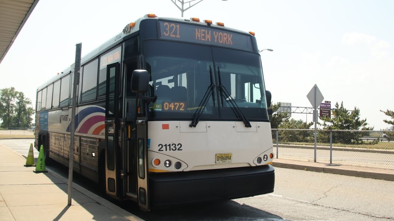NJ Transit: Onboard 2021 MCI D4500CT 21132 On The 321 To The Vince ...