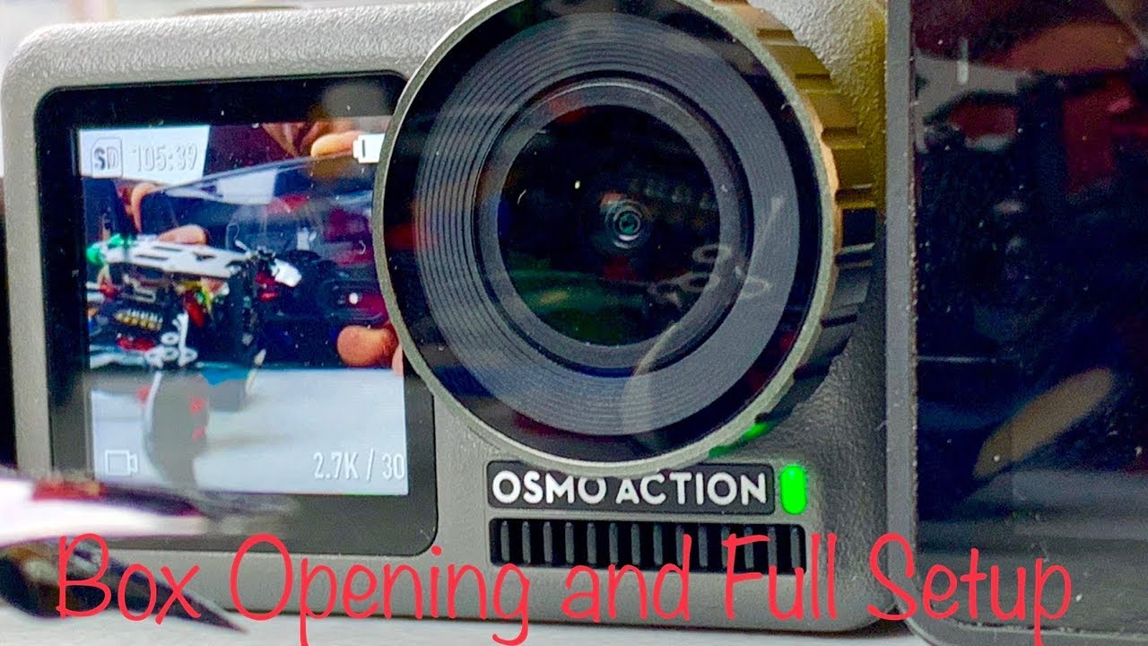 DJI Osmo Action Unboxing and Full App/Firmware Setup - Follow along ...