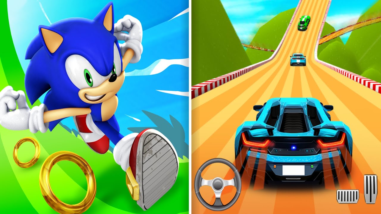 Sonic Dash Vs Car Race - Gameplay Speed Battle - Sonic Vs all Bosses ...