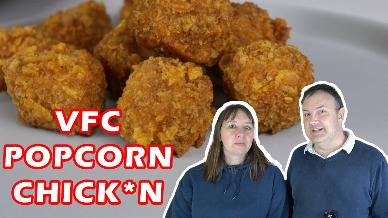 VFC Popcorn Chicken Vegan Food Review - YouTube
