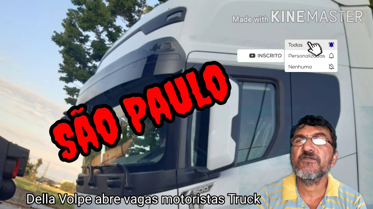 Della Volpe e Expresso São Miguel abre vagas motoristas Truck - YouTube