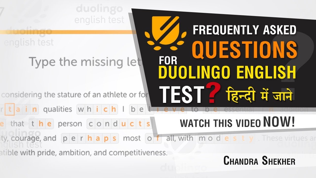 Duolingo English Test : Frequently Asked Questions | Duolingo English ...