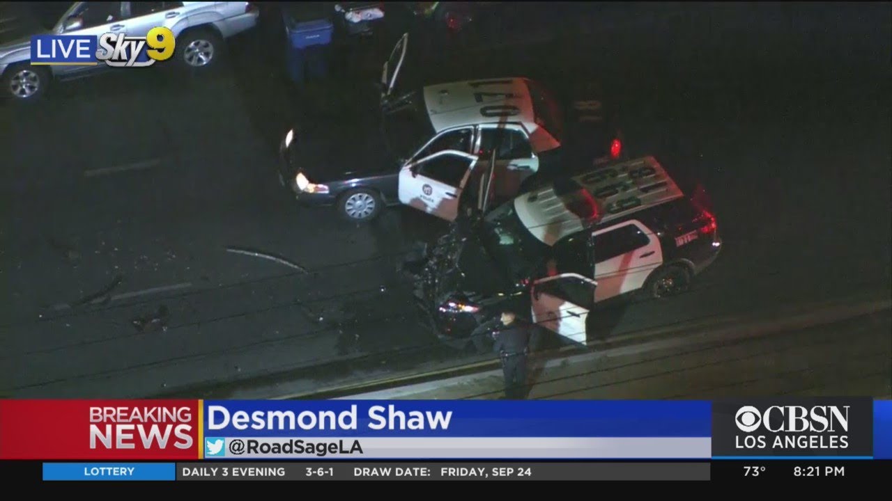 LAPD Involved In Vehicle Crash, 8 Injured - YouTube
