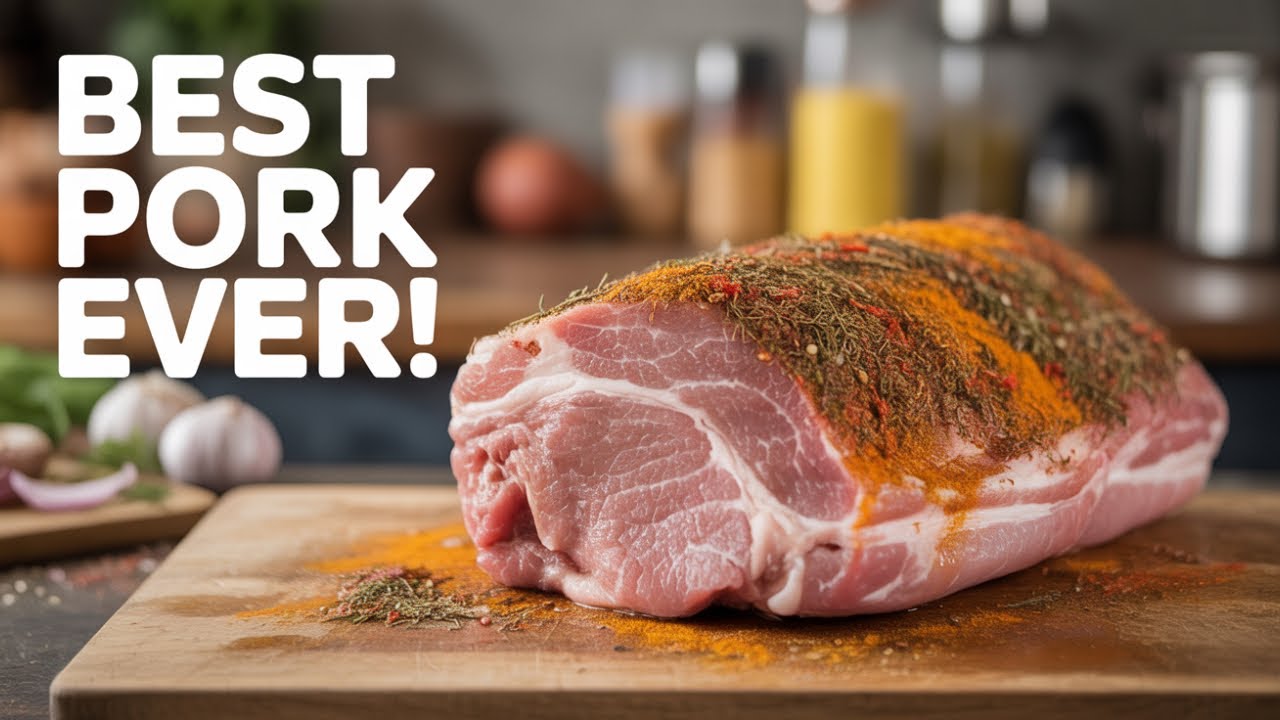 Baked Pork Neck Recipe | Juicy Oven-Roasted Pork Neck with Garlic ...
