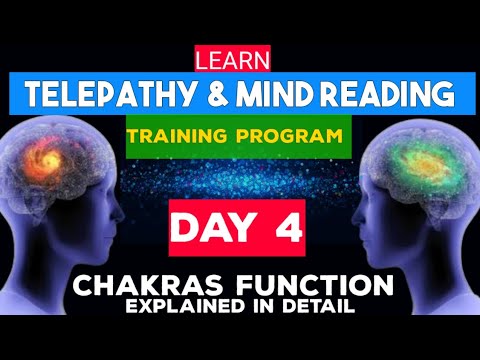 LEARN TELEPATHY & MIND READING DAY 4| CHAKRAS FUNCTION EXPLAINED IN DETAIL #telepathy # ...